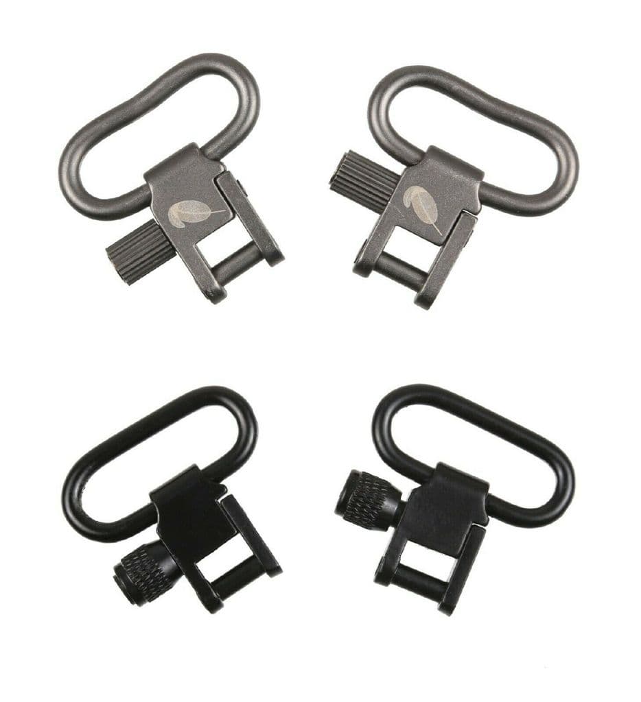 1" Quick Release Rifle Sling Swivels Gun/Air Rifle for Screw Wood Studs ...