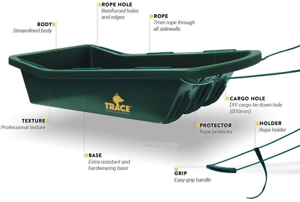 BIG Game Sledge Red Stag Deer Drag Sleigh Decoy Carrier Stalking ...