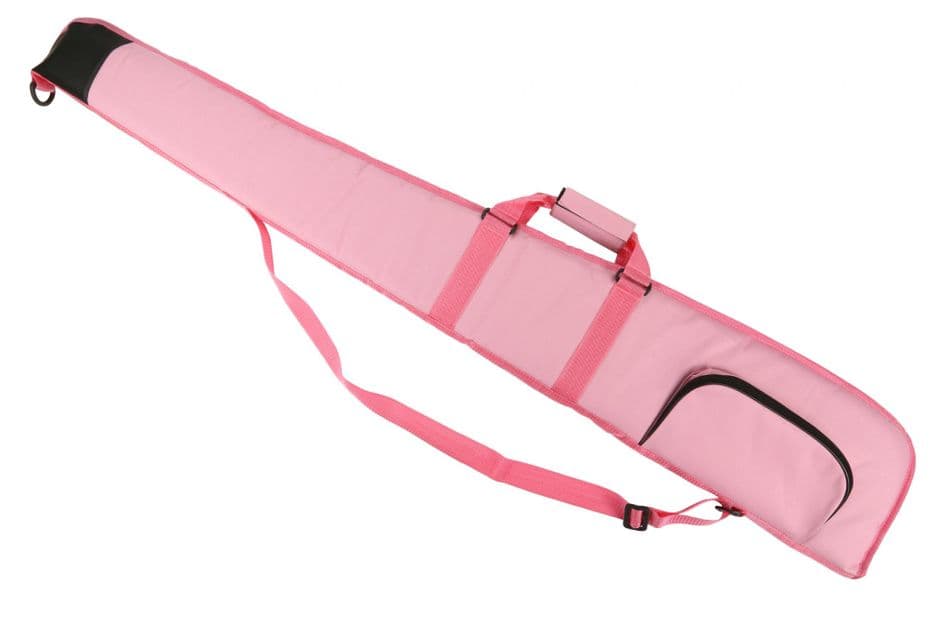 PINK Well Padded Gun Slip 52" Shotgun Bag Clay Pigeon Shooting Hunting New