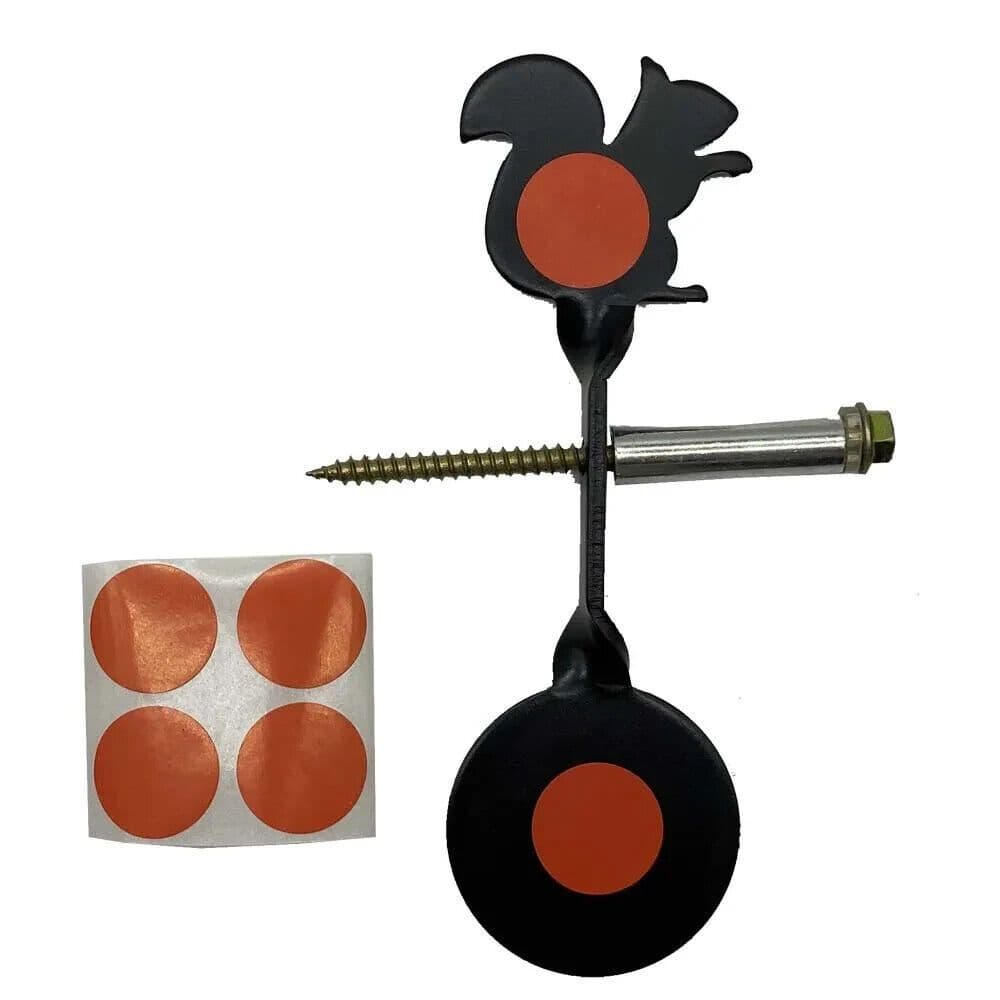 Squirrel Air Gun Rifle Spinning Targets Heavy Duty Metal Spinner Plink ...